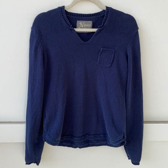 Natural Reflections | Sweaters | Natural Reflections Navy Blue Sweater ...